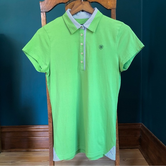 Ariat | Tops | Ariat Equestrian Polo Shirt M | Poshmark